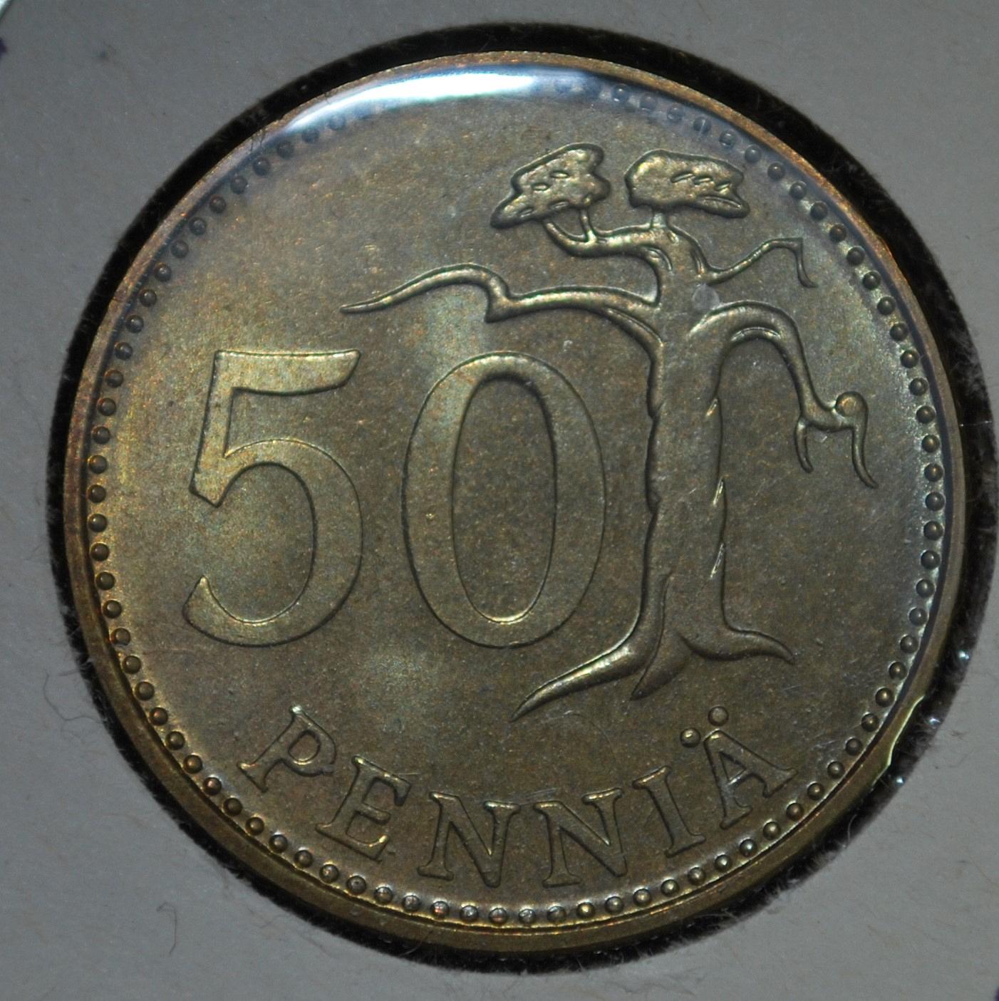 finland 50 pennia 1972 - For Sale, Buy Now Online - Item #258246
