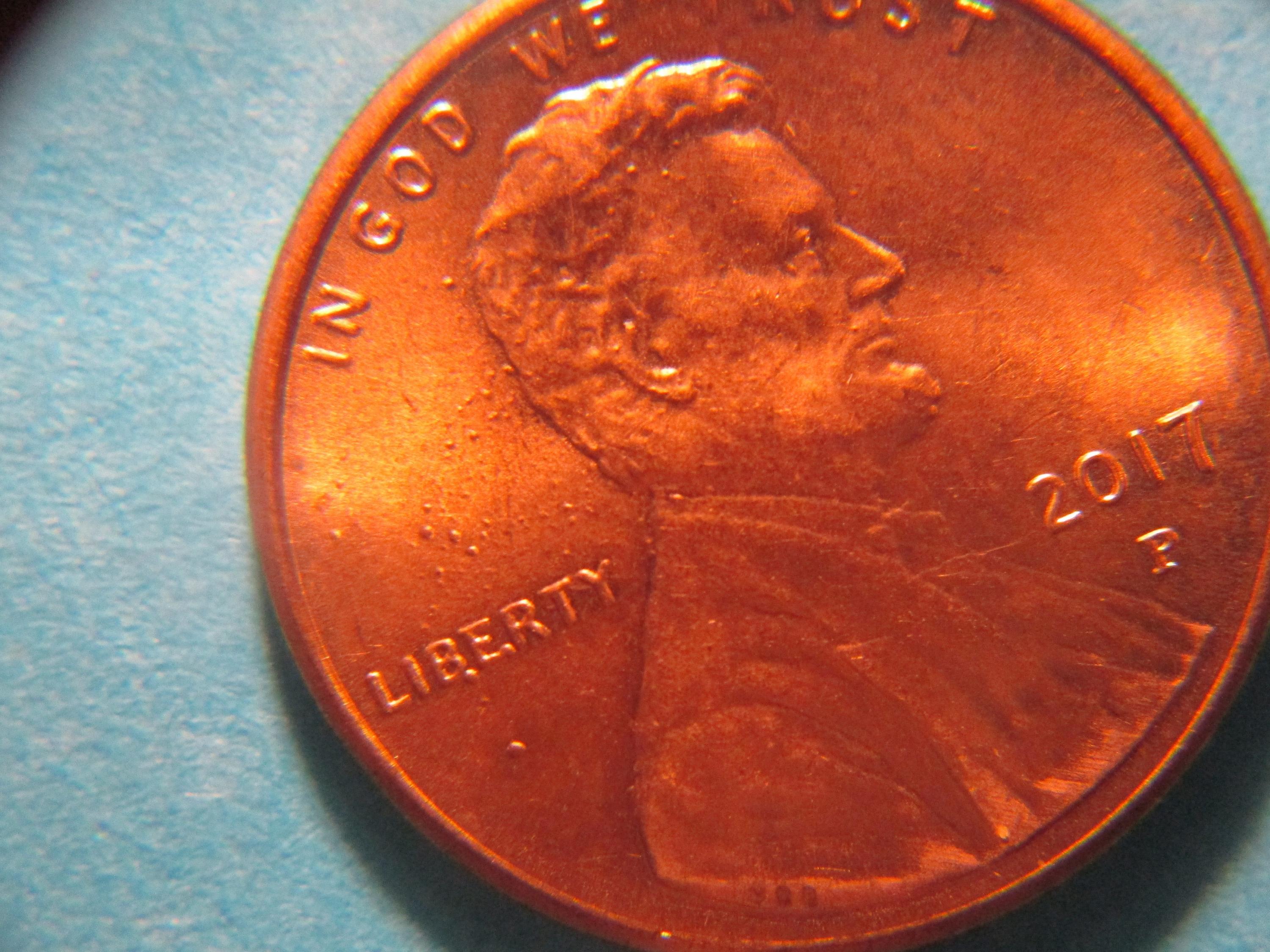 2017 P Lincoln Cent (Bubbled Surface) - For Sale, Buy Now Online - Item ...