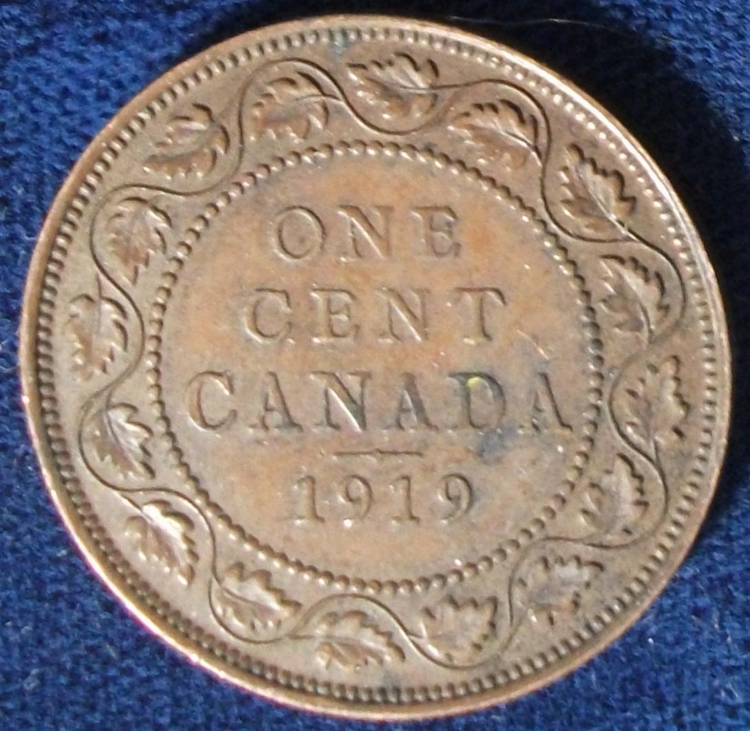 1919 Canada Cent XF 2 For Sale Buy Now Online Item 267396 1919 Canada Cent XF 2 For Sale Buy Now Online Item 267396