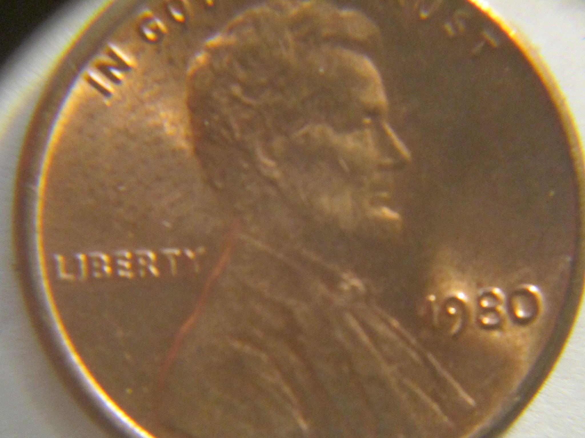 1980 RED AU Lincoln Penny - For Sale, Buy Now Online - Item #269144