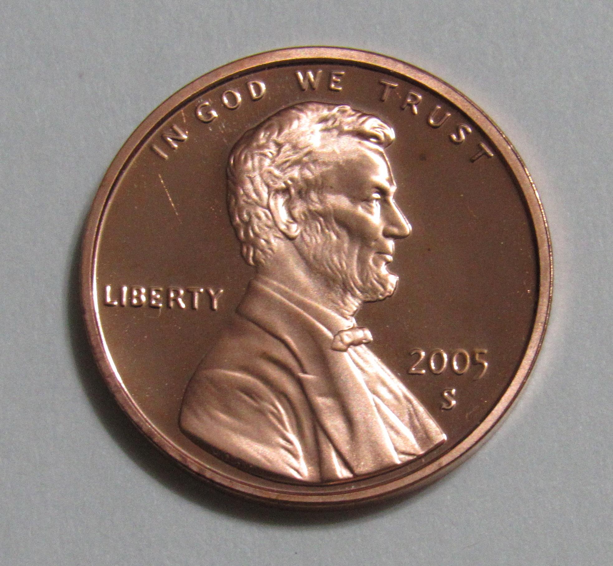2005 S 1 Cent Lincoln Memorial Cent Proof For Sale Buy Now 2005 S 1 Cent Lincoln Memorial Cent Proof For Sale Buy Now