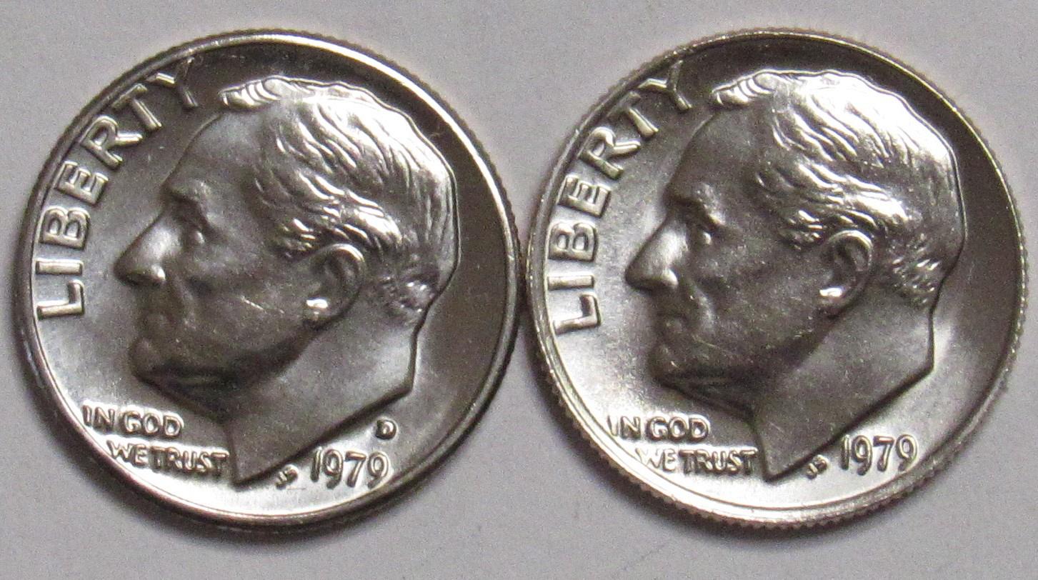 1979 P&D Roosevelt Dimes in BU - For Sale, Buy Now Online - Item #277138