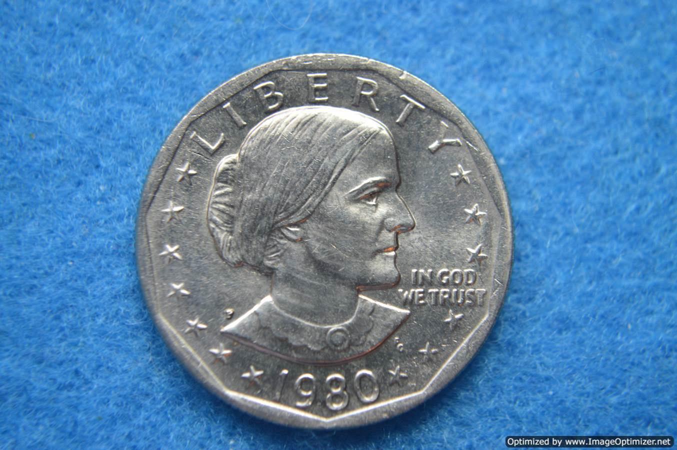 1980 P Susan B Anthony Dollars - For Sale, Buy Now Online - Item #279557