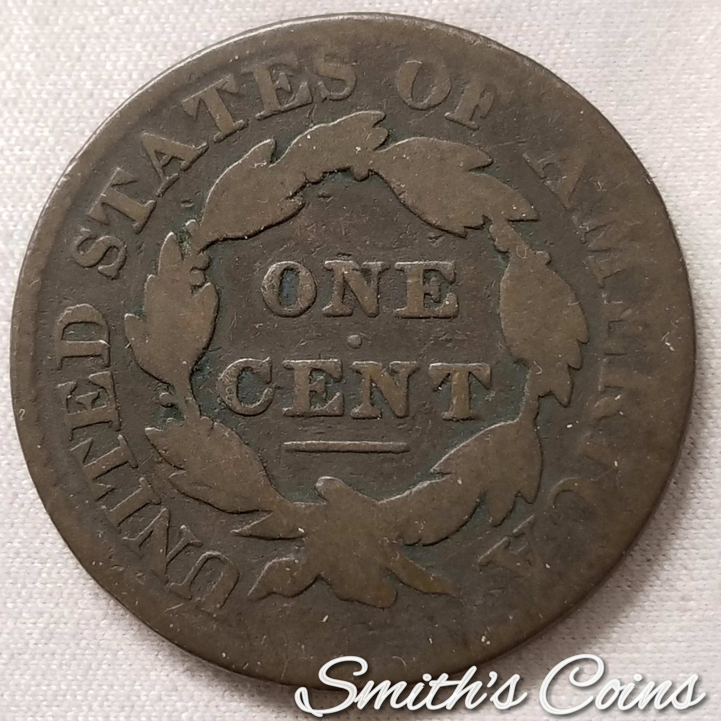 1827 Coronet Liberty Head Large Cent ~ G 6 - For Sale, Buy Now Online ...