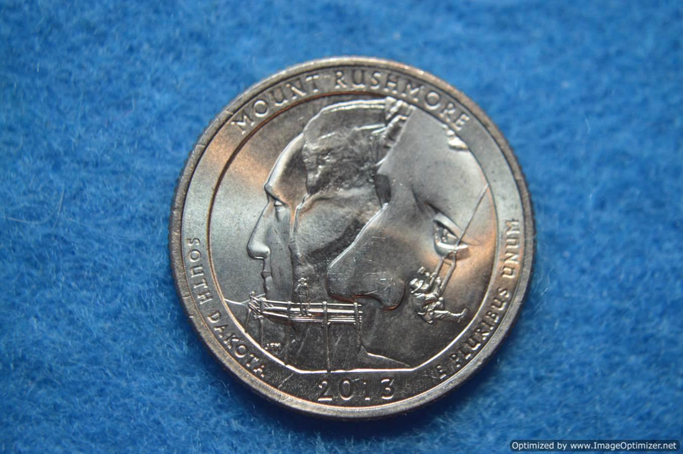 2013 D Mount Rushmore America The Beautiful Quarters - For Sale, Buy ...