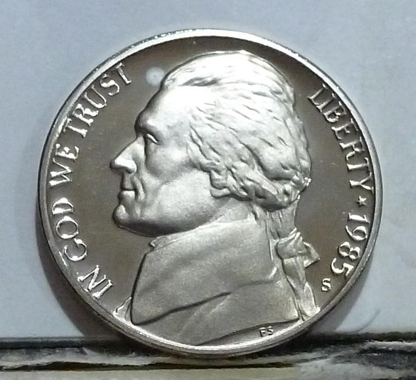 1985-S Gem Proof Jefferson Nickel # 6530 - For Sale, Buy Now Online ...