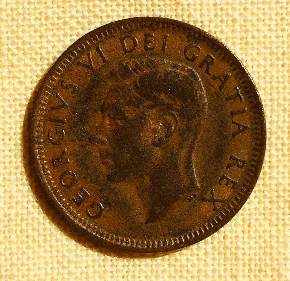 1 CENT copper coin- CANADA,1950-KG - For Sale, Buy Now Online - Item ...