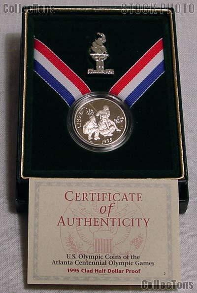 1995 Atlanta OlympicsYoung Baseball Coin & Pin Set in Box - For Sale ...