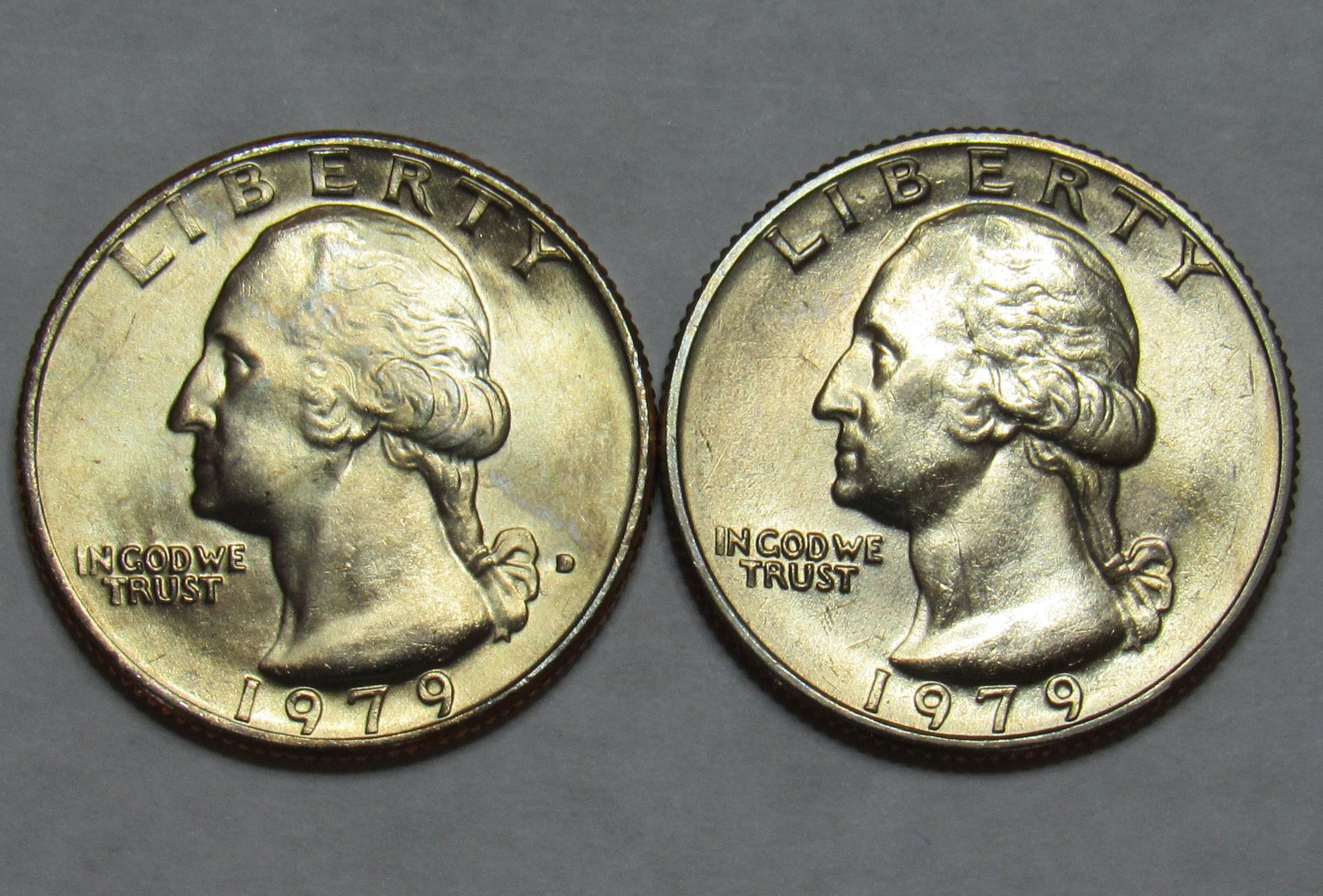 1979 P&D Washington Quarters in BU condition - For Sale, Buy Now Online ...