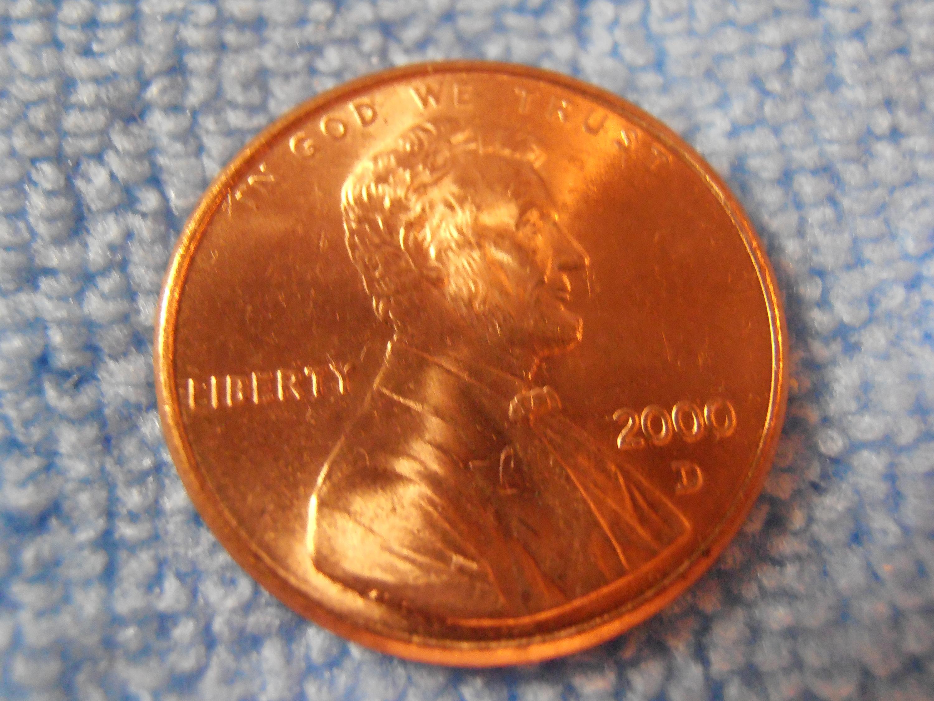 2000 D LINCOLN CENT - BU, Red - For Sale, Buy Now Online - Item #307913