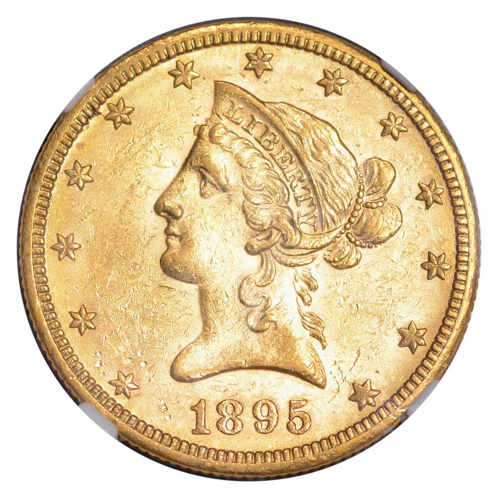 $10.00 1895-O Gold $10 Ten Dollar Eagle - NGC MS61 - For Sale, Buy Now ...