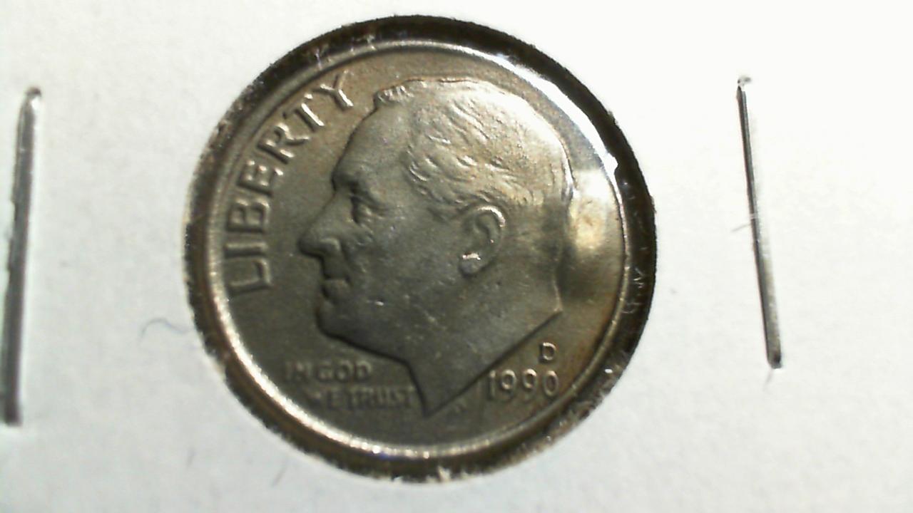 1990-D Roosevelt Dime - For Sale, Buy Now Online - Item #318442