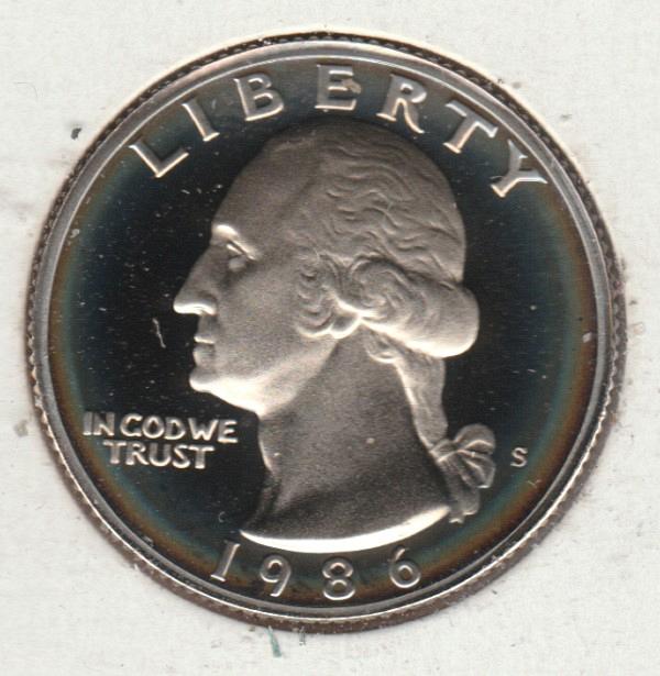 1986 S Washington Quarters - #2 - For Sale, Buy Now Online - Item #318905