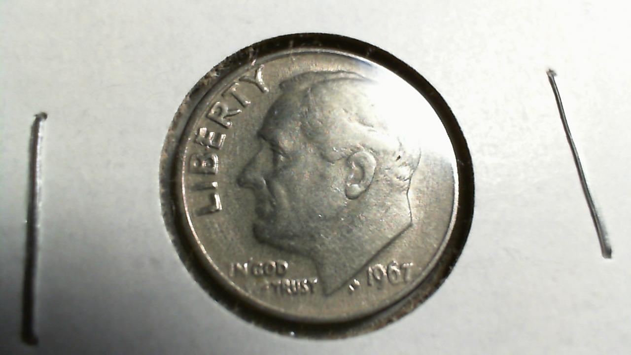 1967-P Roosevelt Dime - For Sale, Buy Now Online - Item #320133