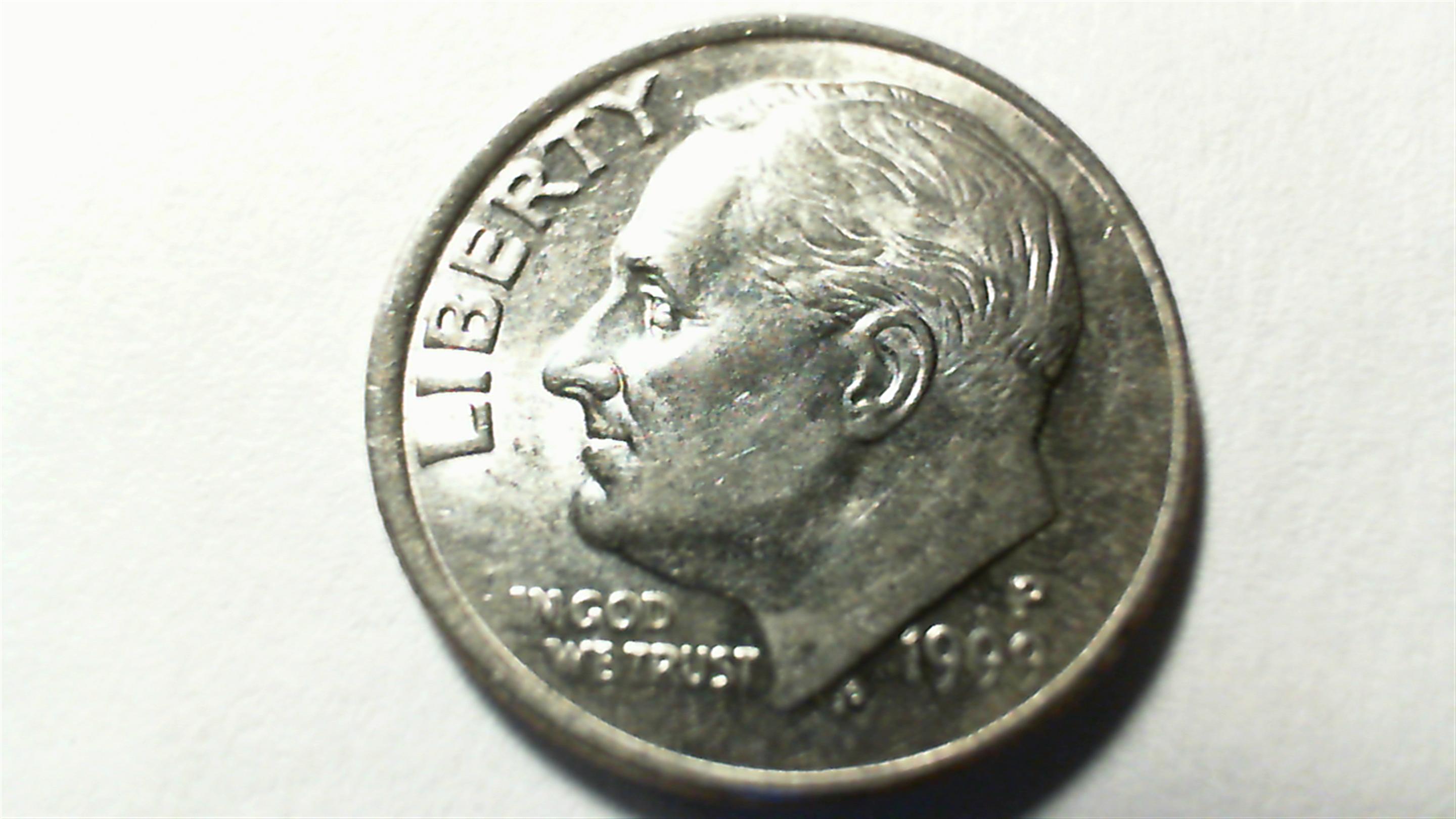 1999-P Roosevelt Dime - For Sale, Buy Now Online - Item #323209