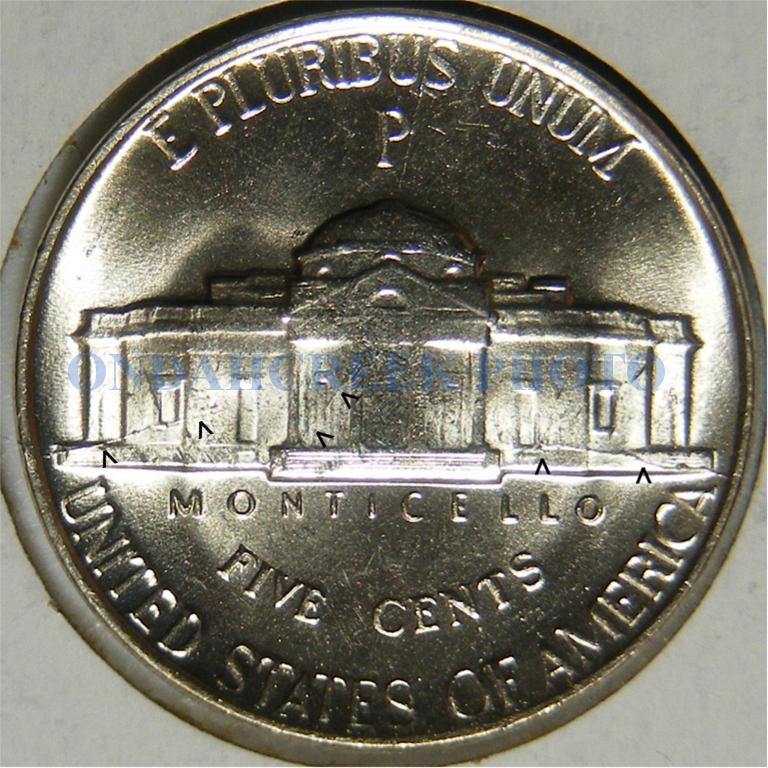1944 Jefferson Nickel Reverse Die Crack Errors Choice Bu Silver For Sale Buy Now Online