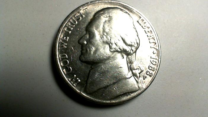 1988 P Jefferson Nickels - For Sale, Buy Now Online - Item #341062