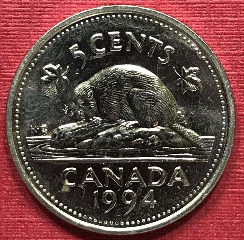 Canada 1994 5 Cents 1 For Sale Buy Now Online Item 360117 Canada 1994 5 Cents 1 For Sale Buy Now Online Item 360117