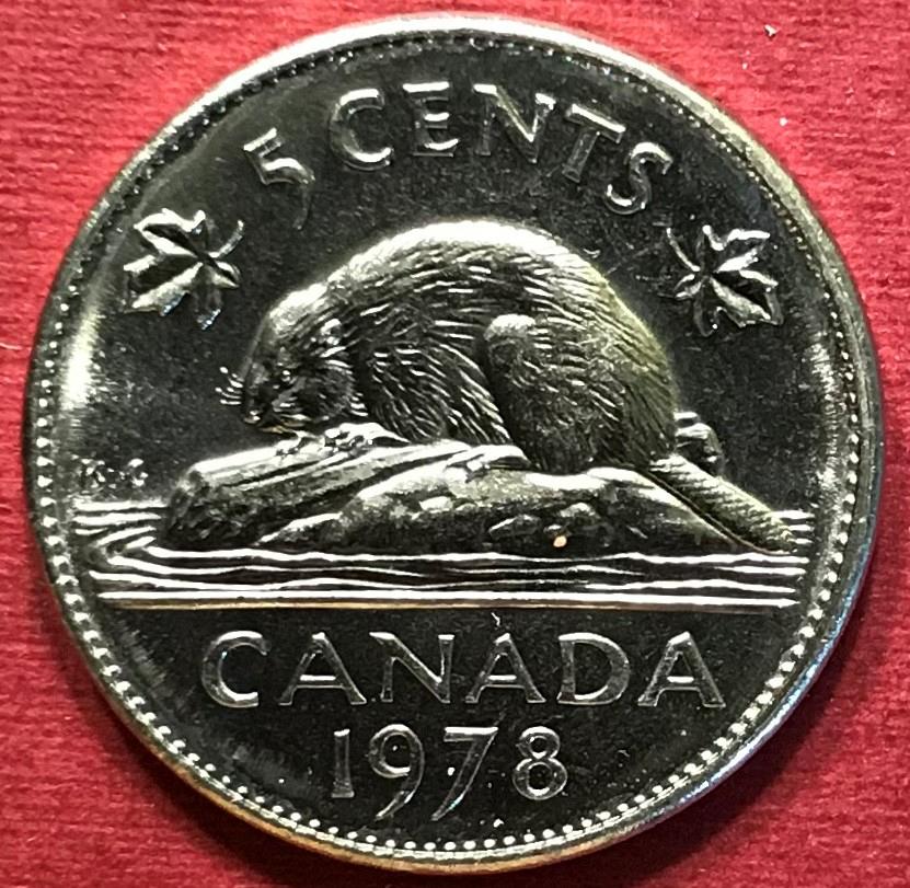 Canada 1978 5 Cents For Sale Buy Now Online Item 361165