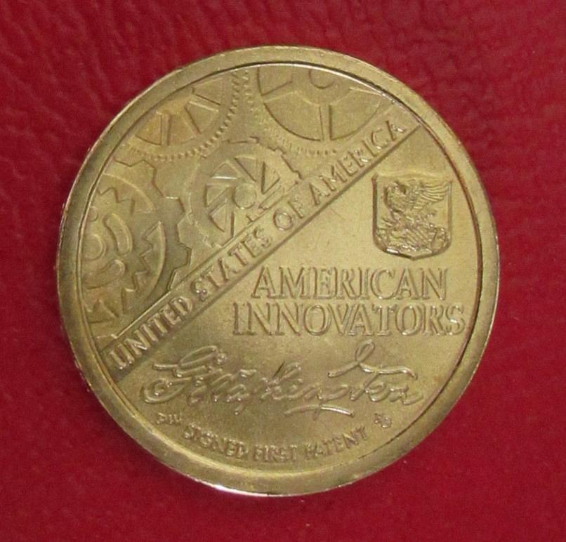 2018D American Inovator Coin G Washington Signed 1st Patent - For Sale ...