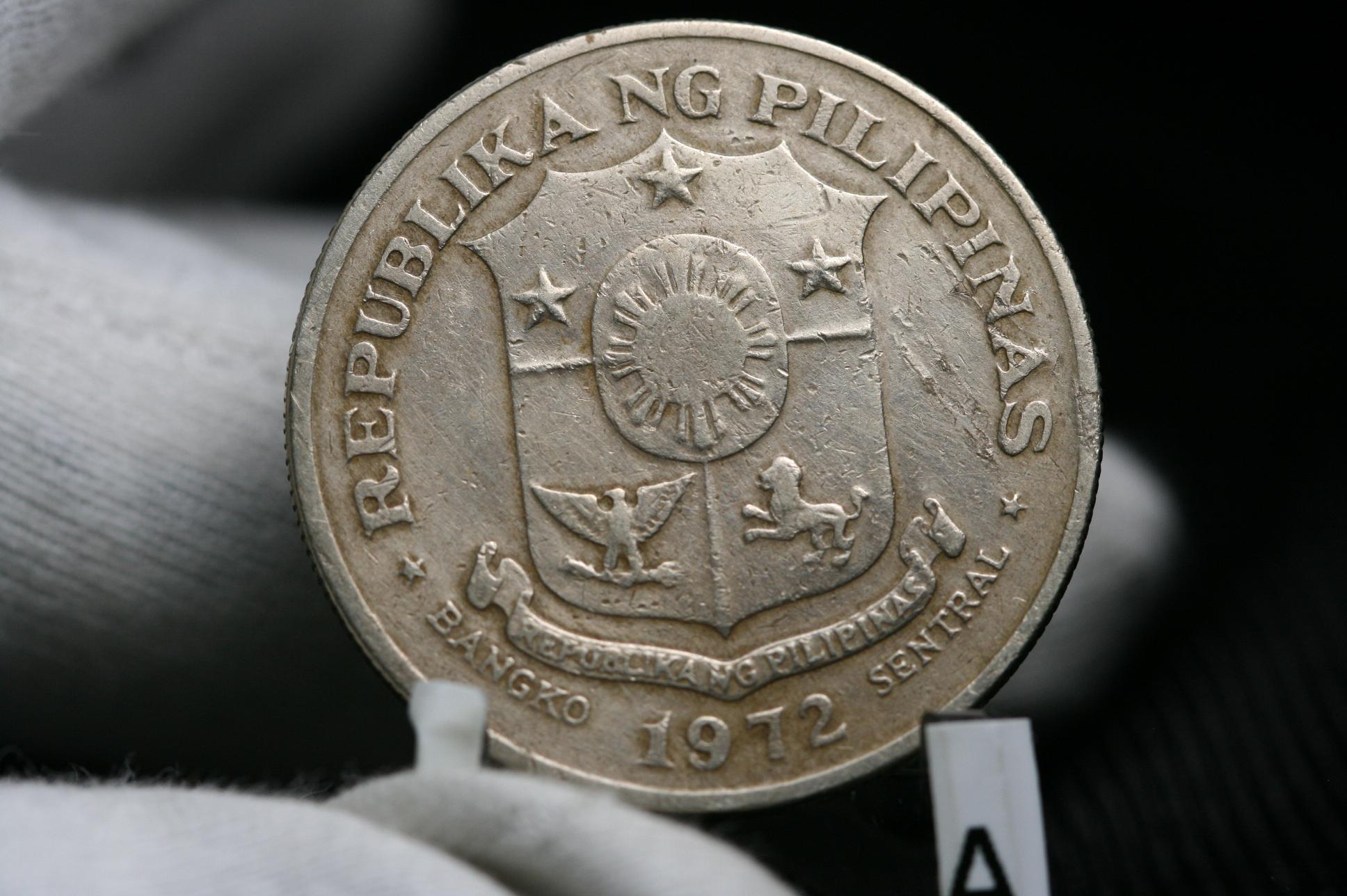 1972 1 Piso Republika NG Pilipinas Jose Rizal Philippines For Sale