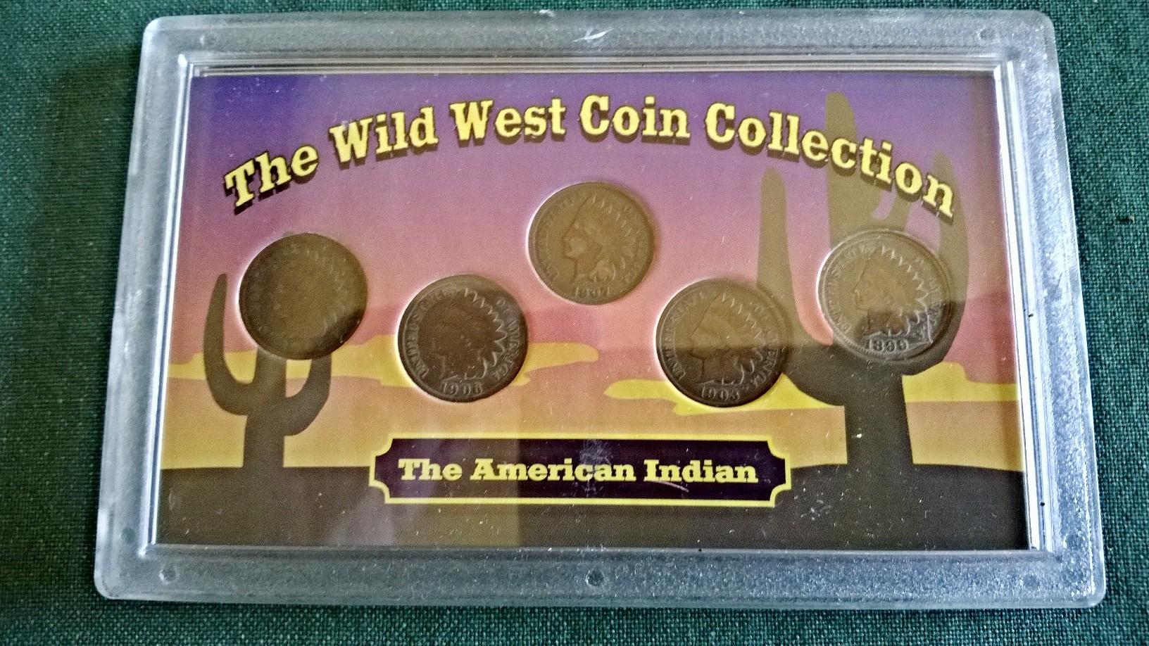 The Wild West Coin Collection "The American Indian" - 5 Coins - 8 ...