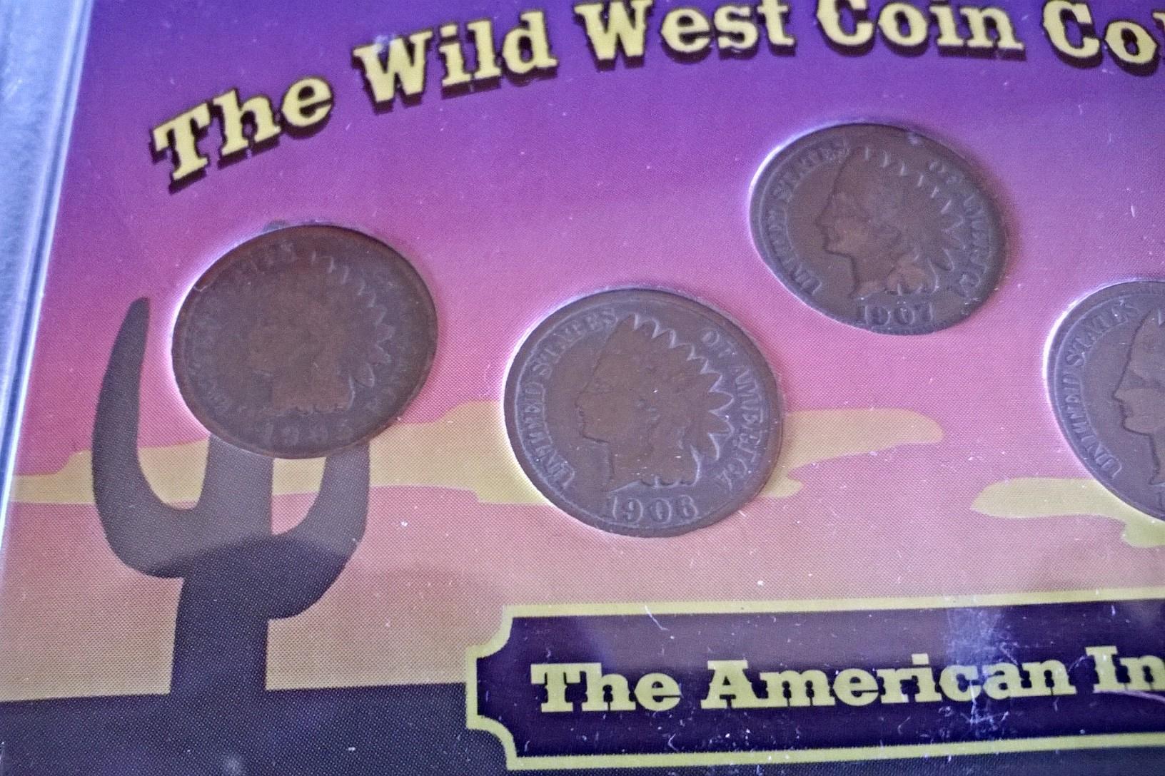 The Wild West Coin Collection "The American Indian" - 5 Coins - 8 ...