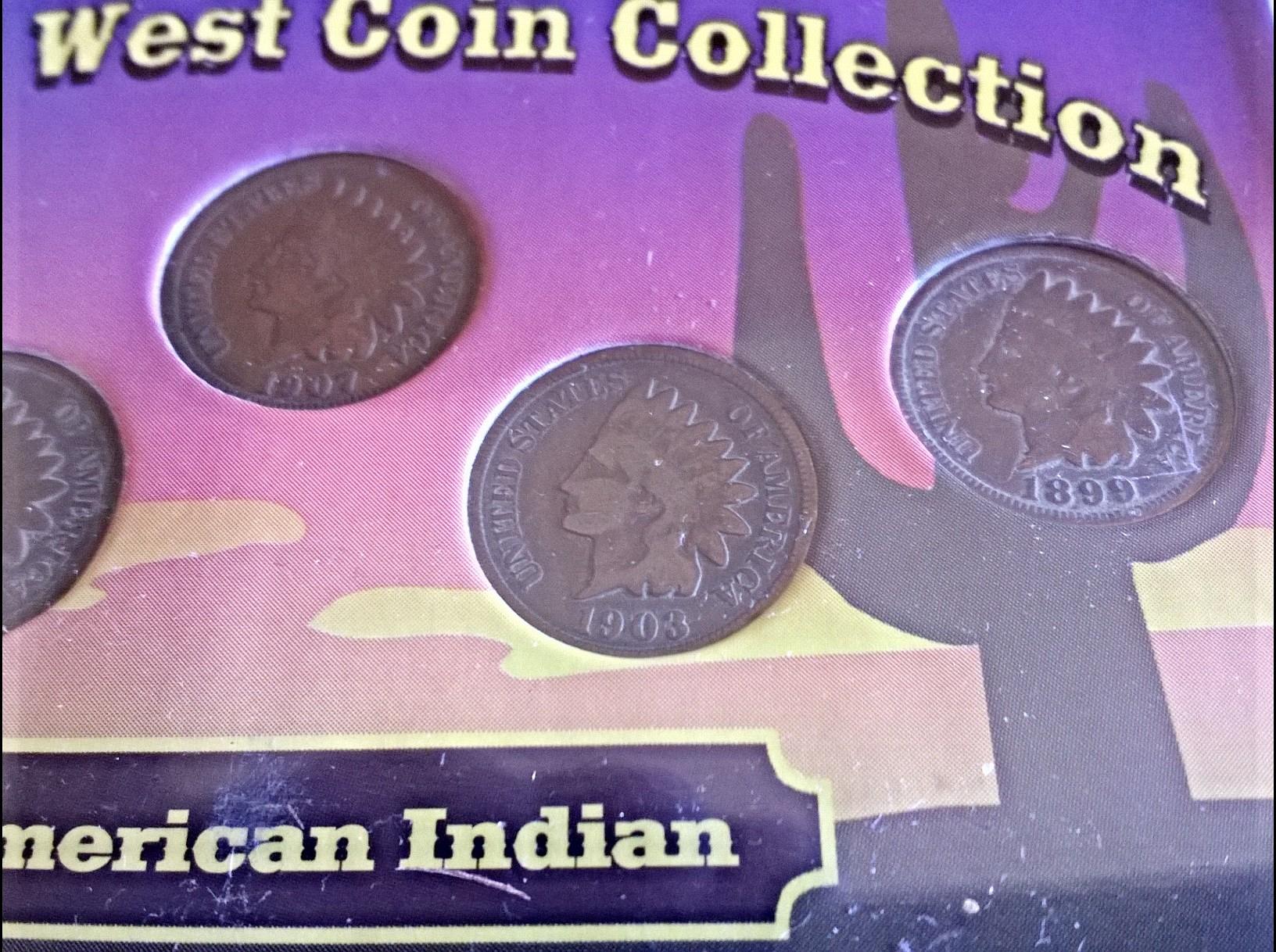 The Wild West Coin Collection "The American Indian" - 5 Coins - 8 ...