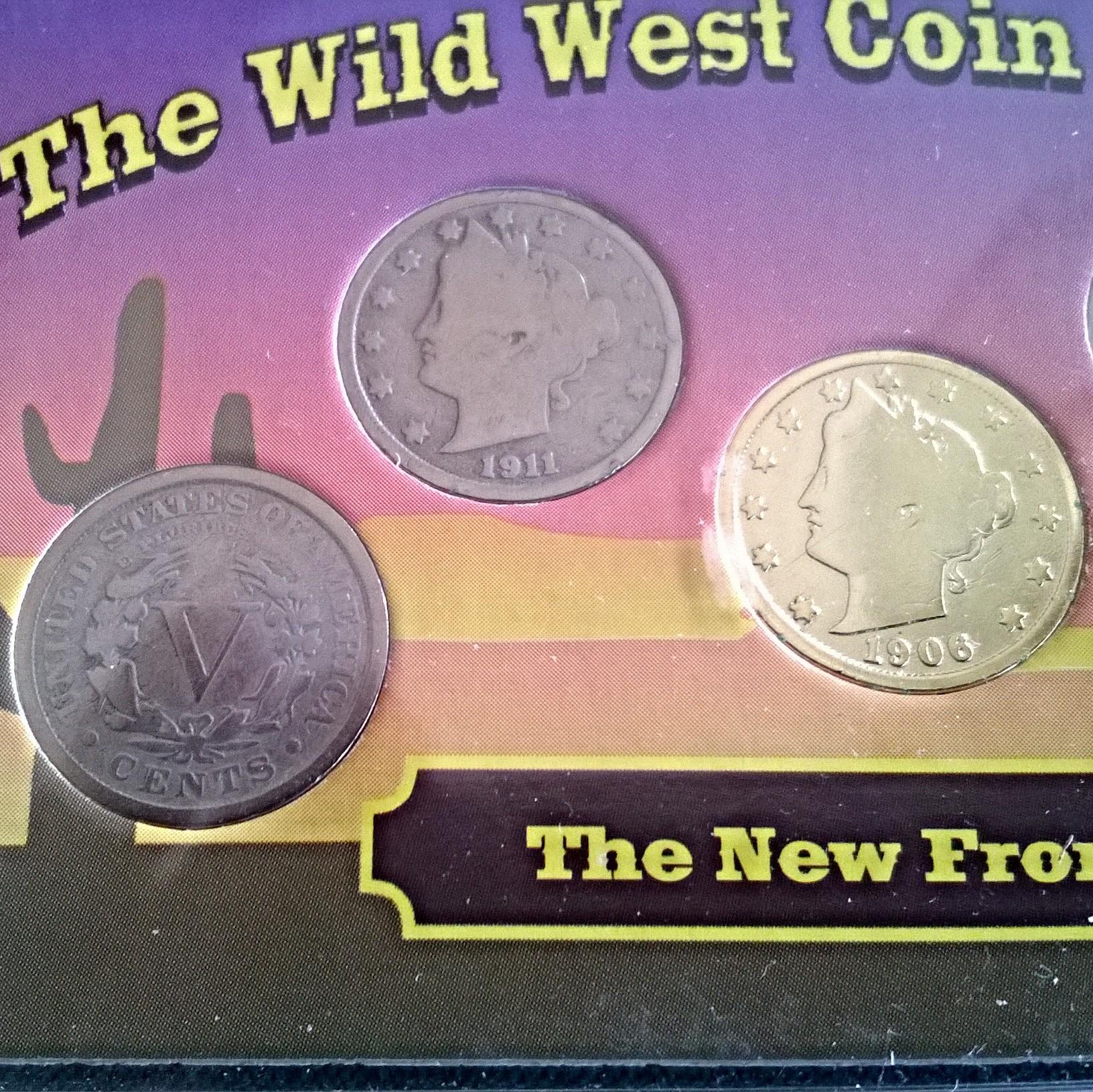 The Wild West Coin Collection "The New Frontier" - 5 Coins - 8 Photos ...
