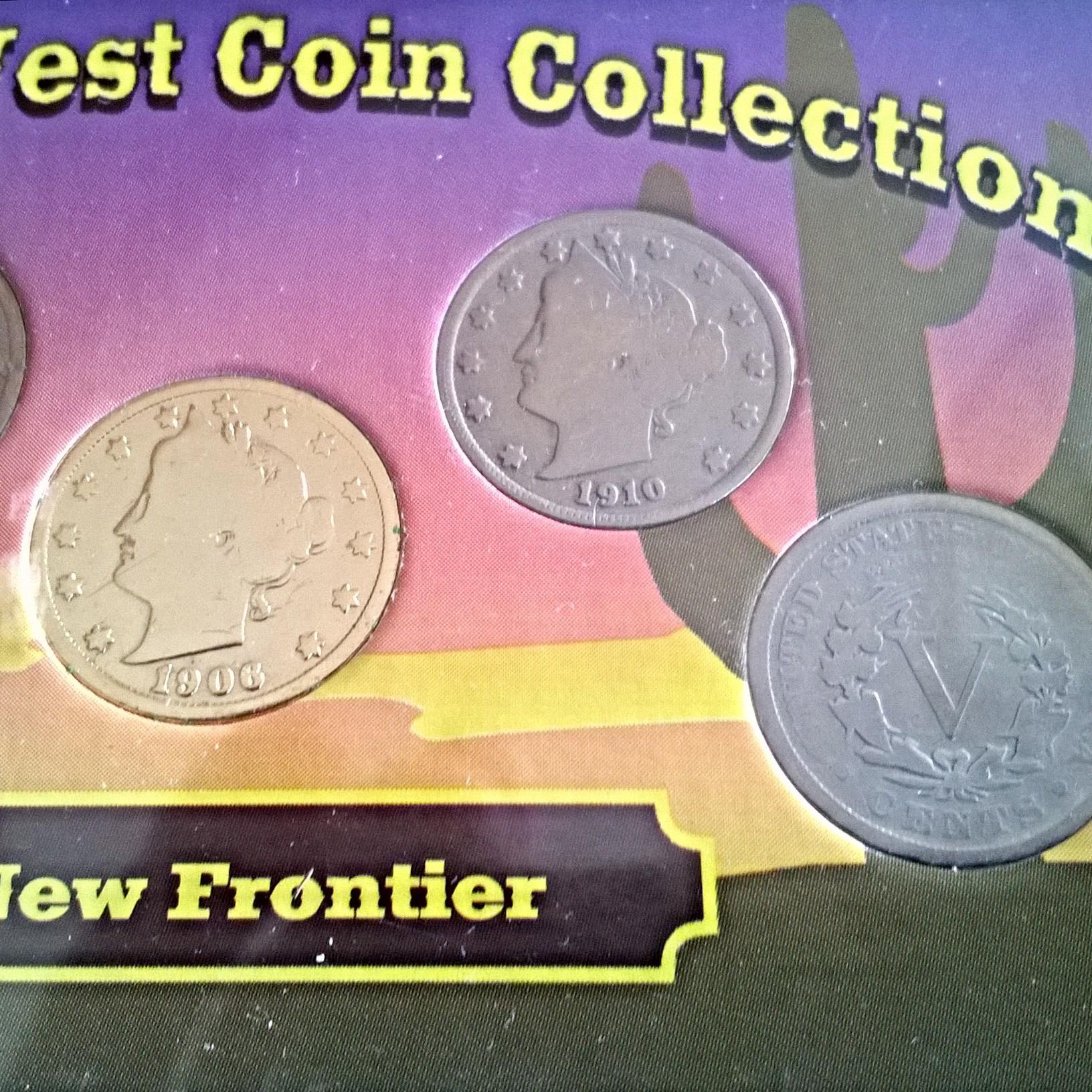 The Wild West Coin Collection "The New Frontier" - 5 Coins - 8 Photos ...
