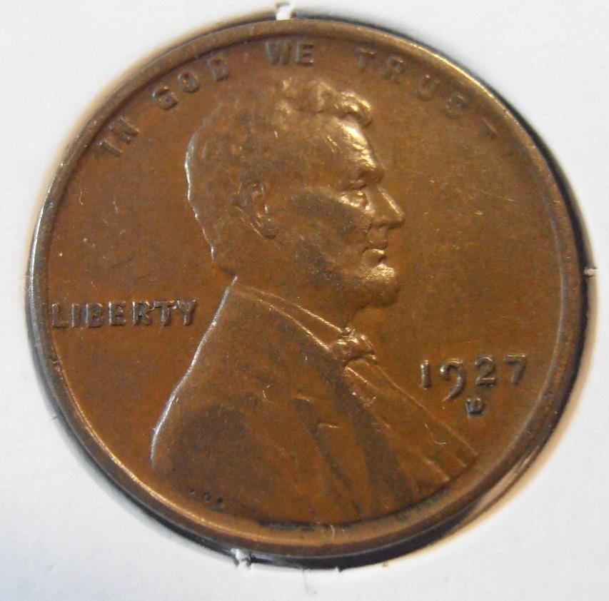 1927 D Lincoln Cent - Wheat penny (27DEW3) - For Sale, Buy Now Online ...