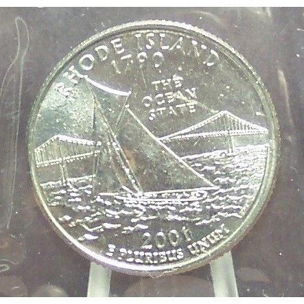 2001-P Rhode Island State Quarter BU in the Cello #0512 - For Sale, Buy ...
