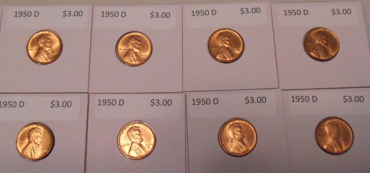 1950 D Lincoln Cent, BU attractive coin - For Sale, Buy Now Online ...