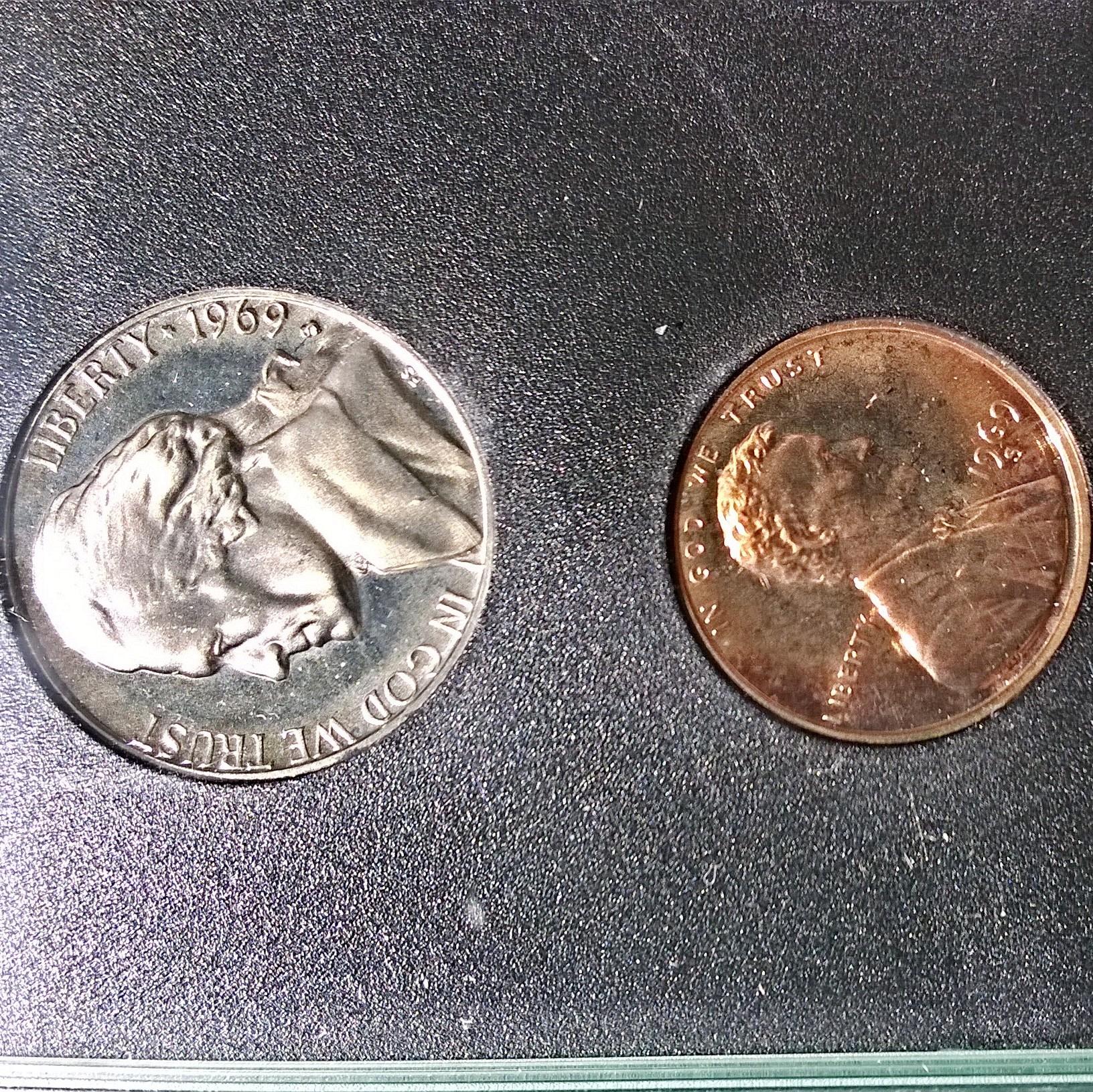 1969 S Proof Set - 5 Coins - 10 Photos! - For Sale, Buy Now Online ...