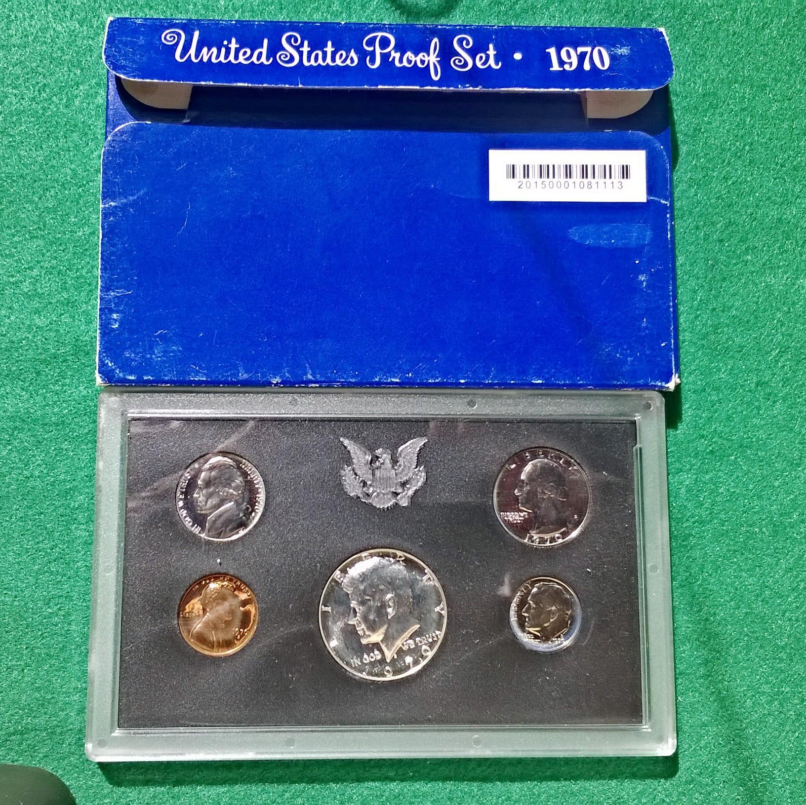 1970 S Proof Set - 5 Coins - Free Shipping for additional coins ...