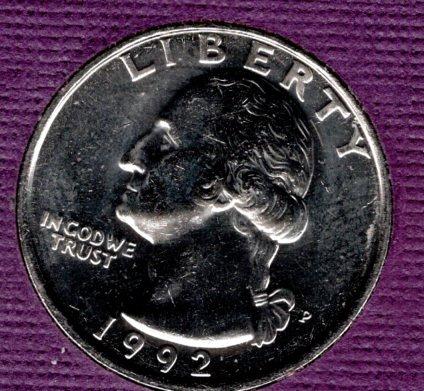 1992p Washington Quarter -#2 - For Sale, Buy Now Online - Item #416742