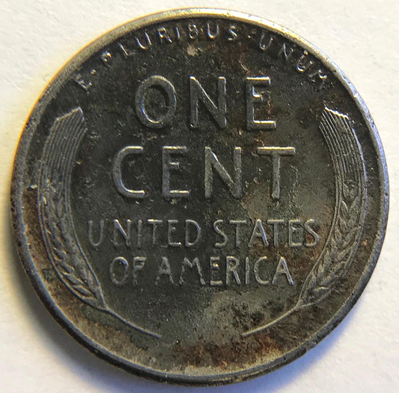 1943 D Lincoln Wheat Cent Steel Cent Steel Composite Penny V1P6R3 1943 D Lincoln Wheat Cent Steel Cent Steel Composite Penny V1P6R3