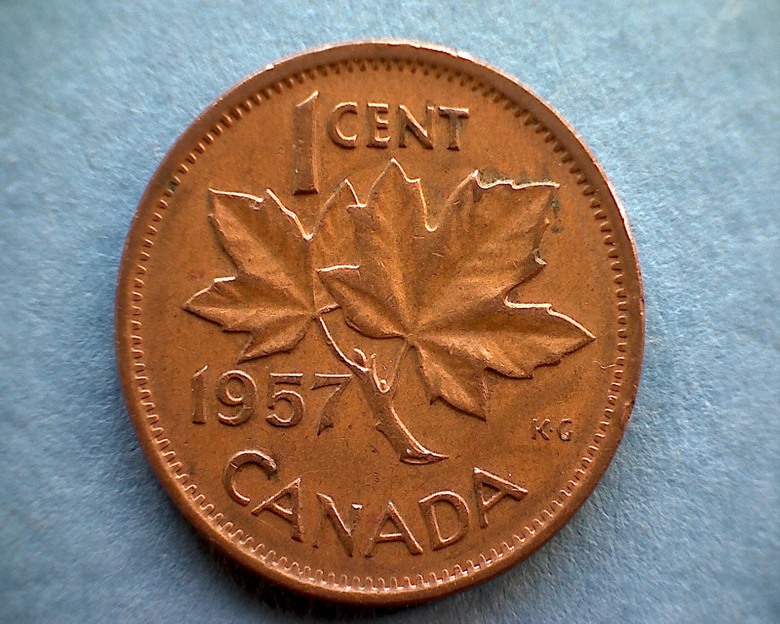 1957 CANADA ONE CENT QUEEN ELIZABETH 11 - For Sale, Buy Now Online ... 1957 CANADA ONE CENT QUEEN ELIZABETH 11 - For Sale, Buy Now Online ...