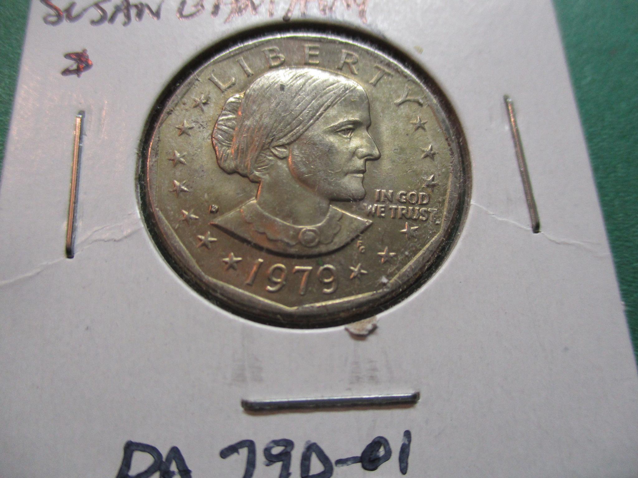 1979 D Susan B Anthony Dollar Item DA 79D 01 For Sale Buy Now 1979-d-susan-b-anthony-dollar-item-da-79d-01-for-sale-buy-now