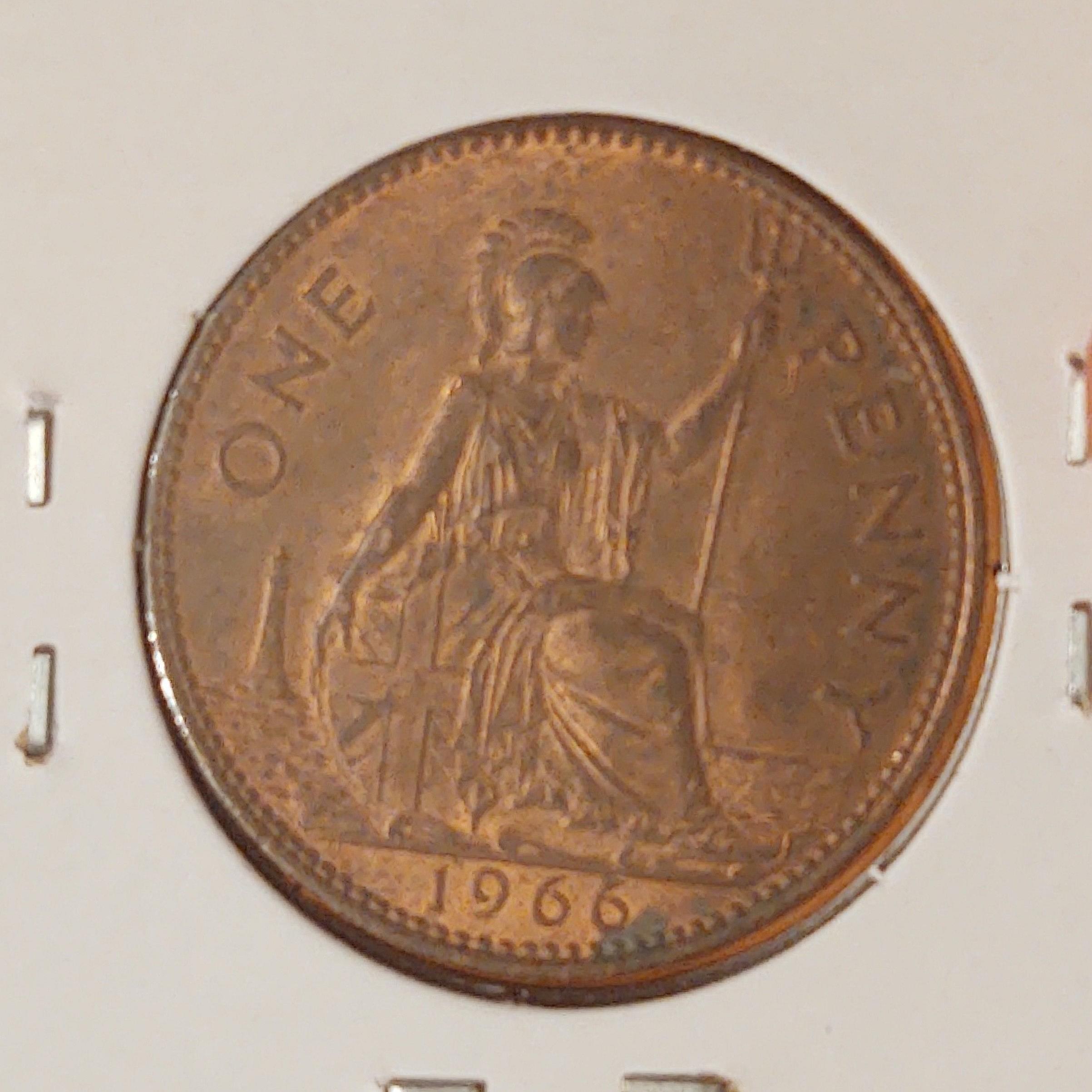 1966 Great Britain One Penny For Sale Buy Now Online Item 423189 1966-great-britain-one-penny-for-sale-buy-now-online-item-423189
