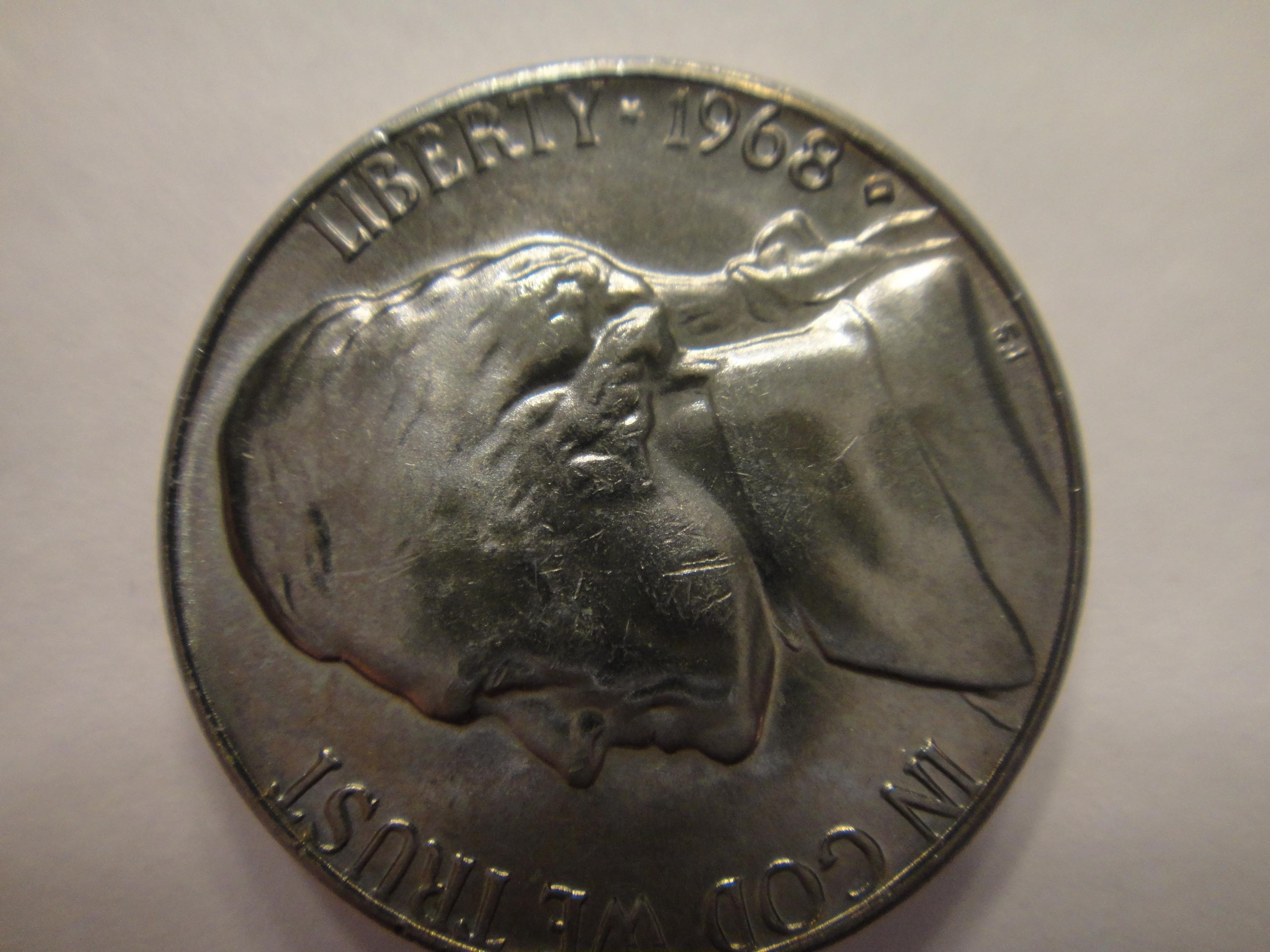 1968-D Jefferson Nickel MS-64 (Near Gem) Strong Strike - For Sale, Buy ...