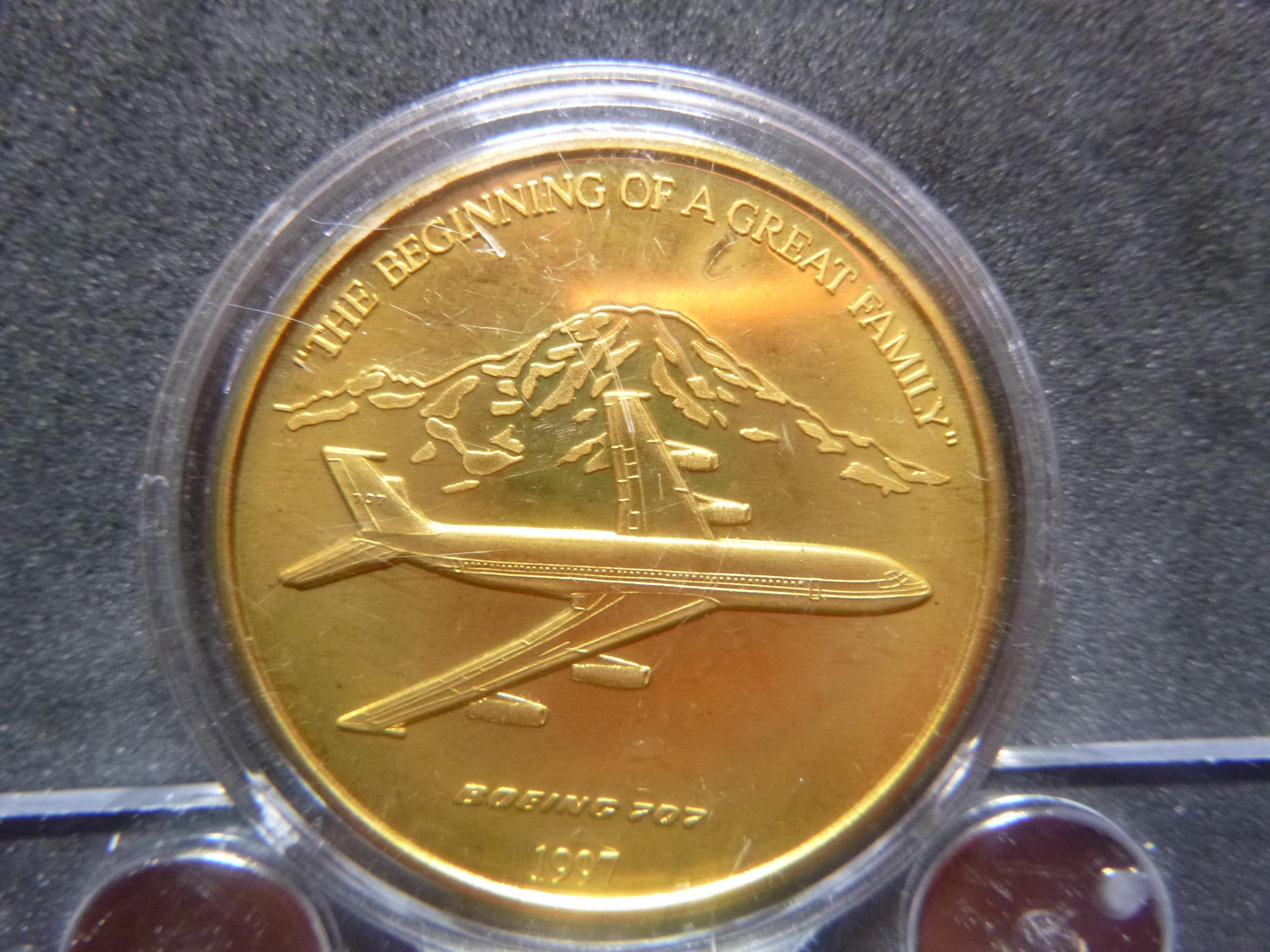 BOEING 707 1997 1.5 OZ BRONZE - For Sale, Buy Now Online - Item #431459