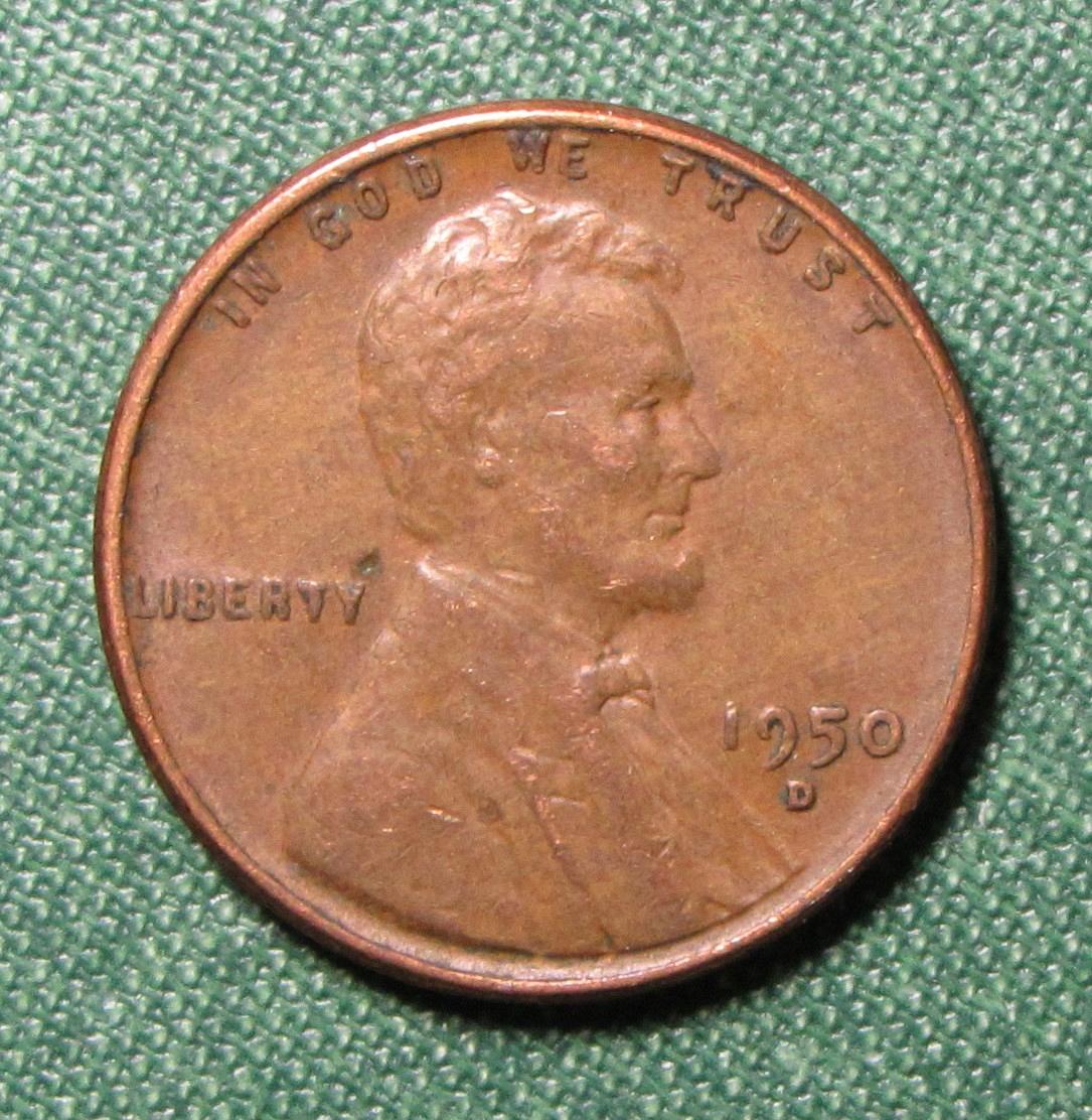 1950D Wheat Back Lincoln Cent - For Sale, Buy Now Online - Item #432465