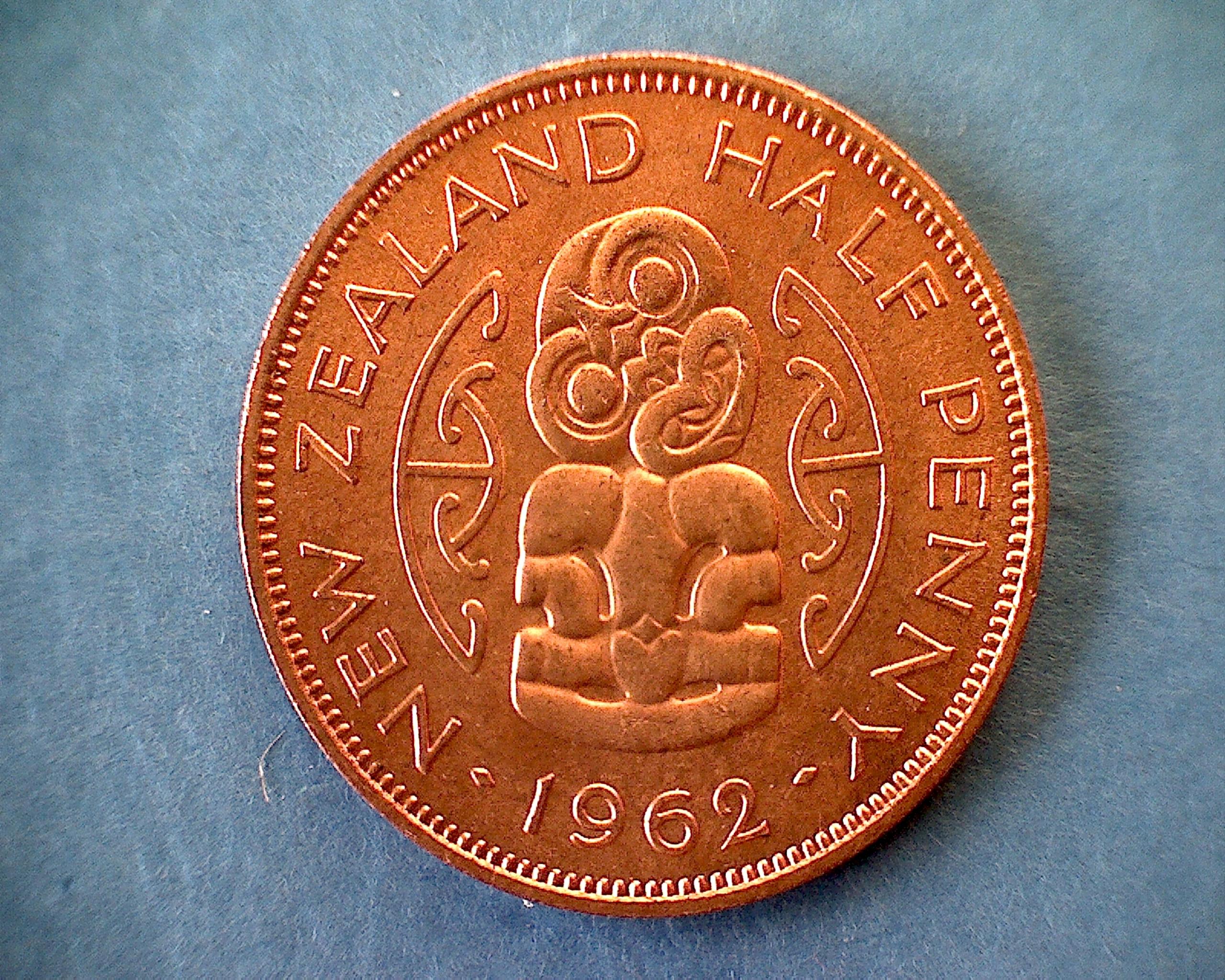 1962 NEW ZEALAND HALF PENNY For Sale Buy Now Online Item 437117 1962 NEW ZEALAND HALF PENNY For Sale Buy Now Online Item 437117