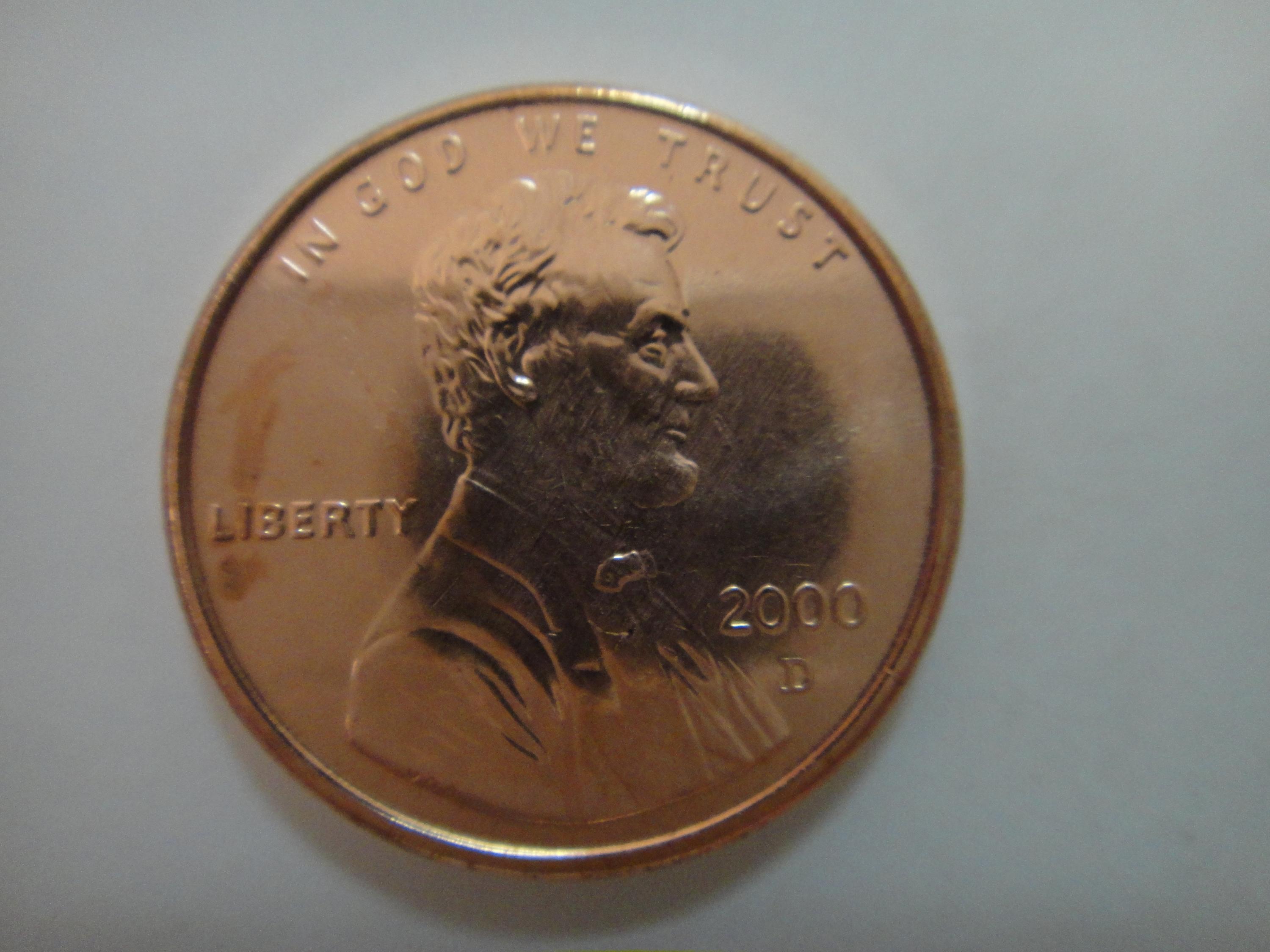 2000-D Lincoln Cent MS-66 (GEM+) RED - For Sale, Buy Now Online - Item ...