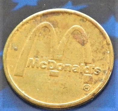 McDonalds Playland Token - For Sale, Buy Now Online - Item #448199