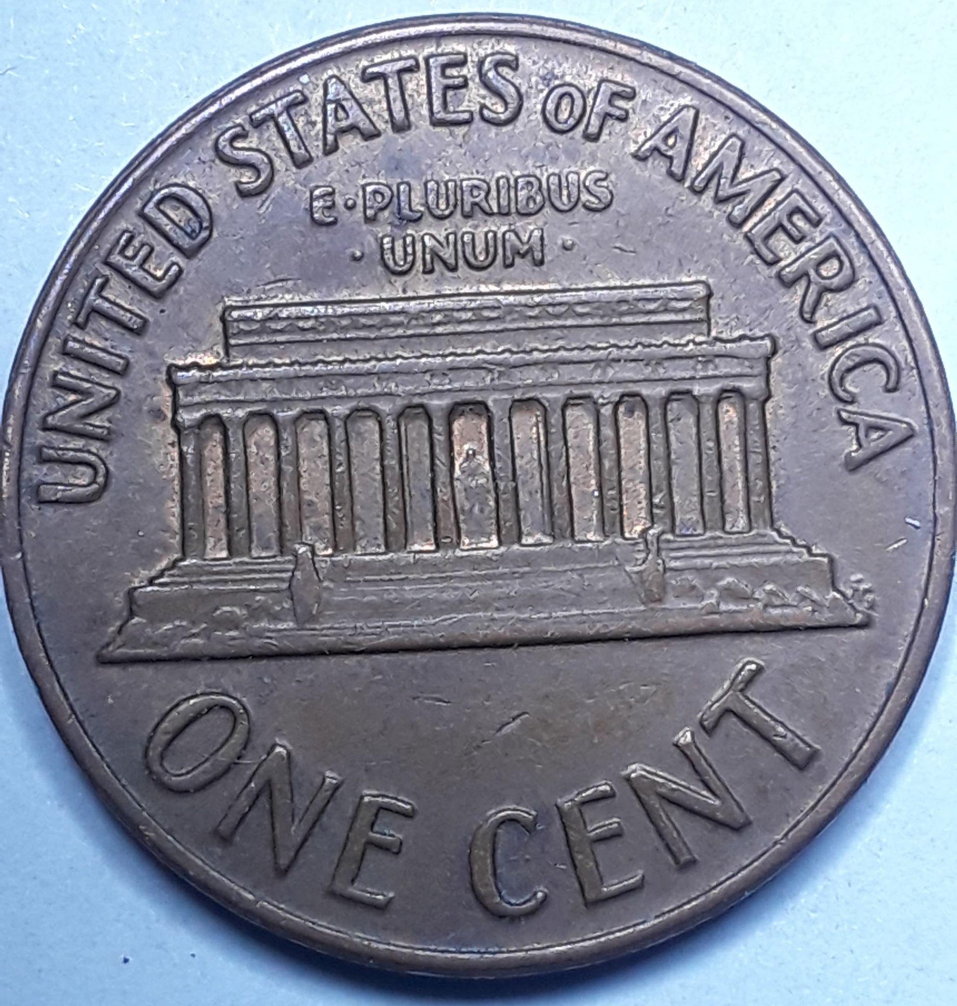 1971 "doubled die" raw ungraded Lincoln Cent DAD Die Abrasion Doubling ...