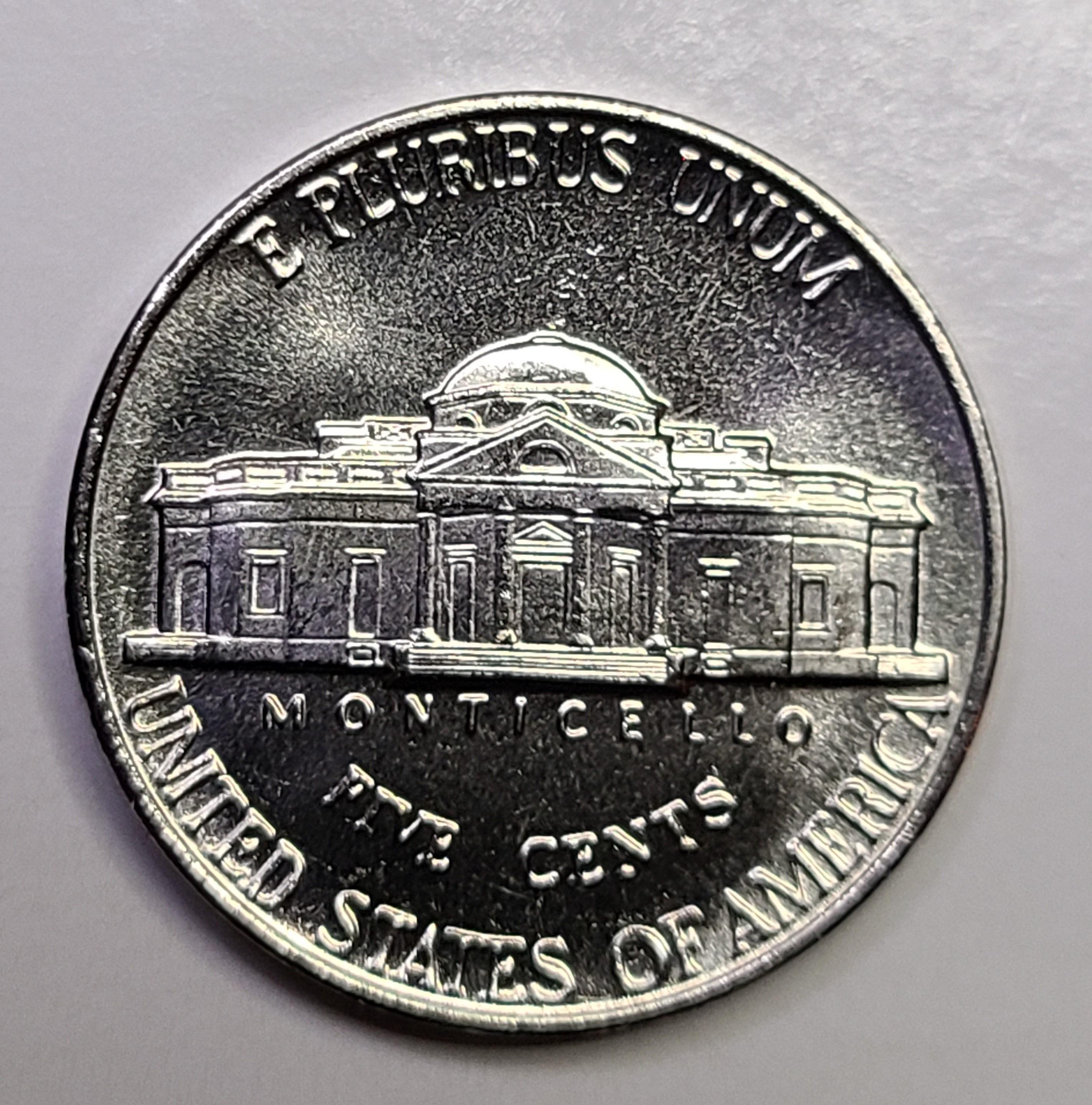 1990-P Jefferson Nickel MS-64 (Near Gem) SHARP STRIKE - For Sale, Buy ...