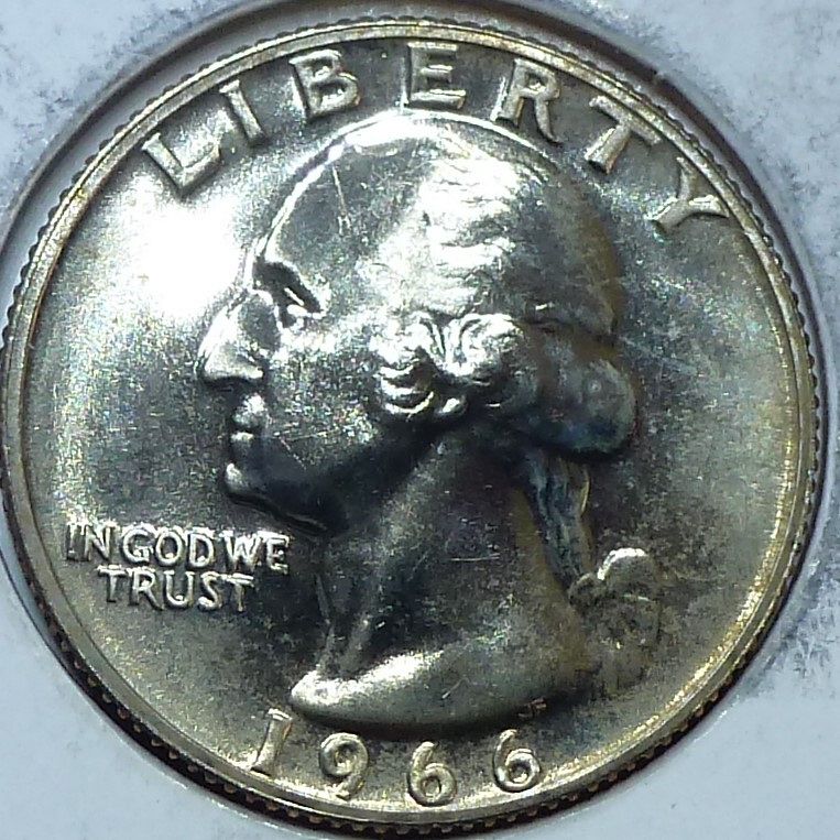 1966-P BU from SMS Mint set Washington Quarter # 116 - For Sale, Buy ...