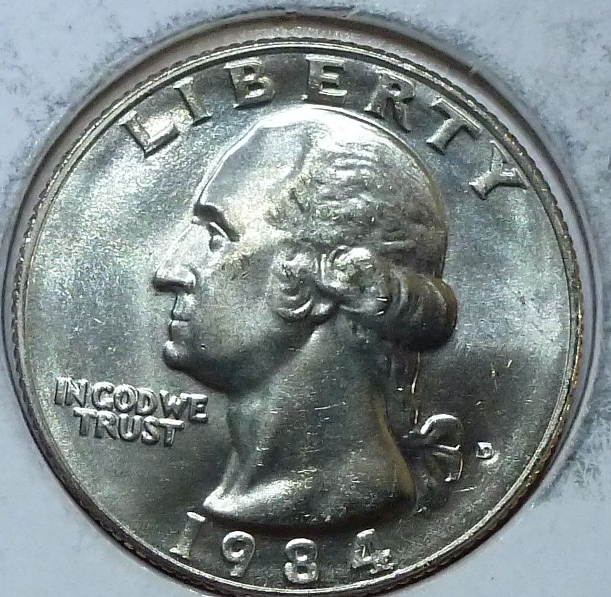 1984-D BU from Mint set Proof Like Washington Quarter # 112 - For Sale ...